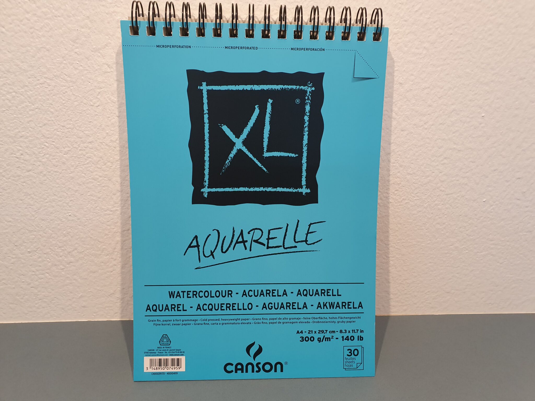 PP13 Block papel acuarela Canson 300 gramos 30 hojas 42 x 29,7 cm - Pincel